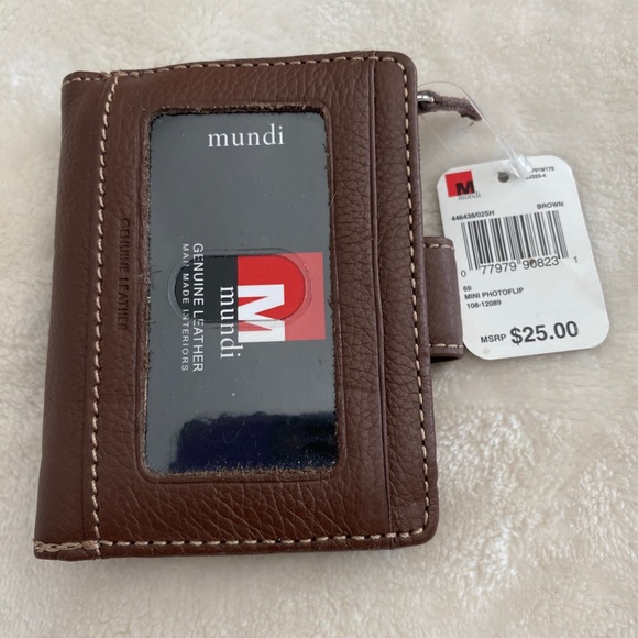 mundi | Bags | Mundi Leather Walletbrown | Poshmark